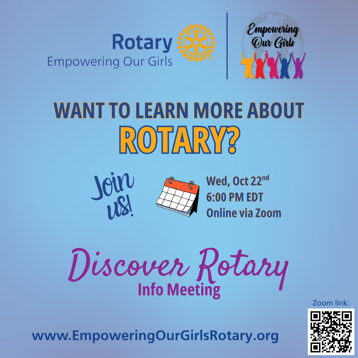 Discover Rotary Info Night... a virtual meeting! - Rotary Club of ...
